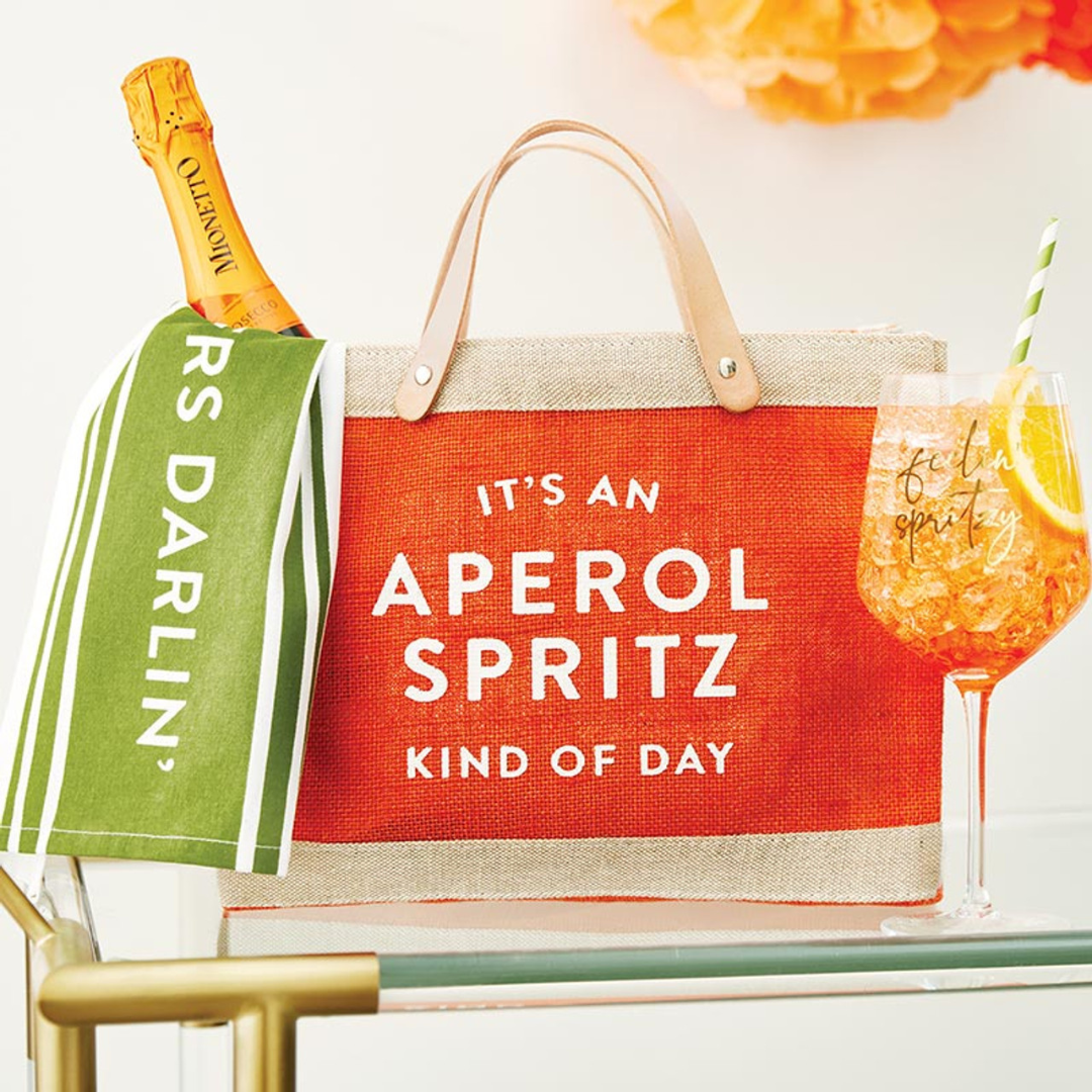 Mini Market Tote - Aperol Spritz | My Trove Box